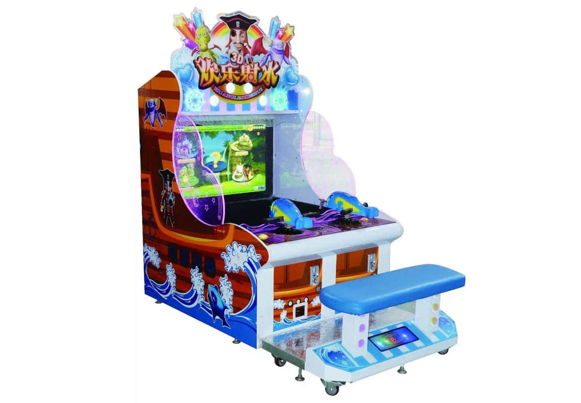 water shooting game machine is very popular in the indoor playground.