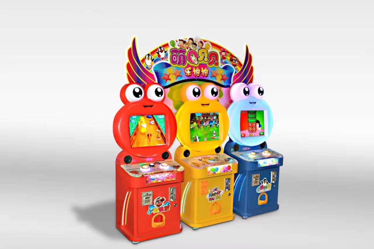 pat game machine in indoor playground theme park