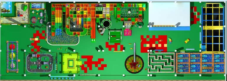 How to make a layout for children indoor playground? - Wonka Playground