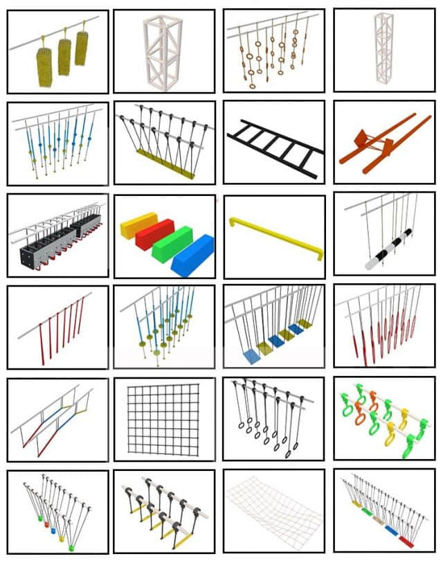 Ninja course is a kind of obstacle courses with many challenging games.